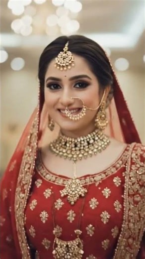 Beautiful Pakistani Bride Look | Traditional Mehndi & Walima Style | Bridal Makeup Inspiration 2025