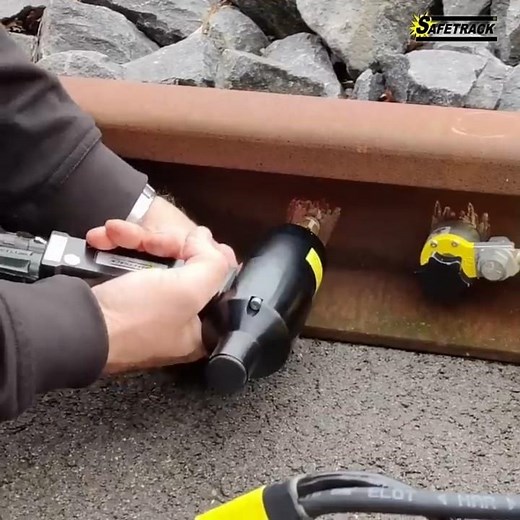 Railway Cable Bonding - Fast & Easy with Safetrack PinBrazing!