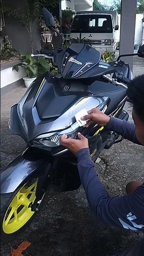 Proper RFID LTO Sticker Registration Installation! #aerox155 #ltorfidsticker #rfidsticker #viral
