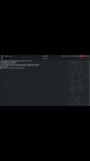 msfconsole. in kali linux . #metasploit #hackintool #metasploitable