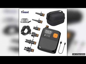 TINSOL Wireless Inflatable Pump 8000mAh Touch Screen Portable Electric Tire Inflator Suitable for K