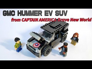 LEGO GMC Hummer EV SUV from Captain America Brave New World MOC