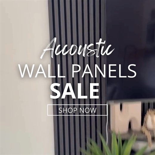 Turn your walls into a feature 🎨 Acoustic Panels £39.99 Free delivery • 6 colours • 2 designs | NW Composite Decking