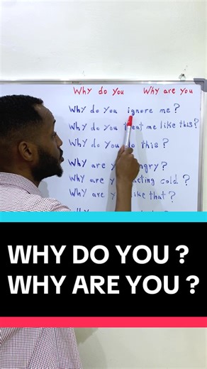 تعلم استخدام WHY DO YOU و WHY ARE YOU في الإنجليزية