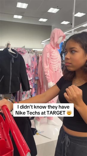 Asmrlinastar on Instagram: "I can’t believe we found Nike tech at target!!!!"