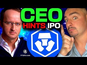 Crypto.com IPO Might Be Next (Crypto.com CEO Speaks!) CRO Coin Holders LISTEN UP!