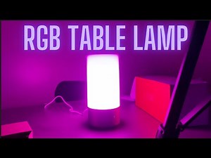 Hifree LT-T6 Touch LED RGB Table Lamp: Unboxing & Review (Great Gift!)