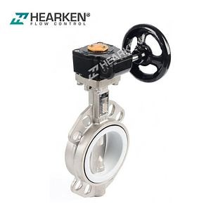 [Hot Item] Fabricante Válvula Mariposa DN100 Engranaje de Gusano Acero Inoxidable Válvula Mariposa de Disco