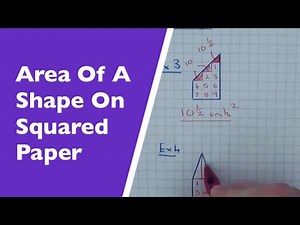 How To Work Out The Area Of A Shape On Squared Paper