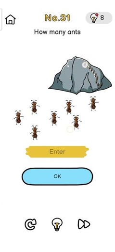 How many ants | Brain out level 31 | #brainout #braingames #puzzle #ytshorts