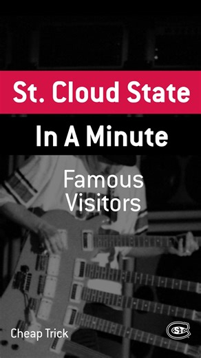 In this St. Cloud State in a Minute we look at a handful of famous people who have set foot on our campus over the years. Bands and singers would come to promote a new album, authors to promote a new book, and politicians to campaign. Learn more about these visitors and others at stcloudstate.edu/library/archives. | St. Cloud State University