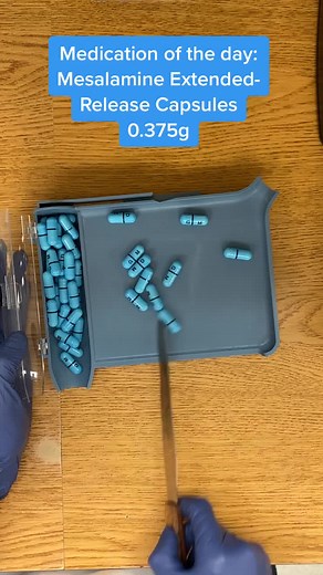 Mesalamine Extended-Release Capsules Counting: Pharmacy ASMR