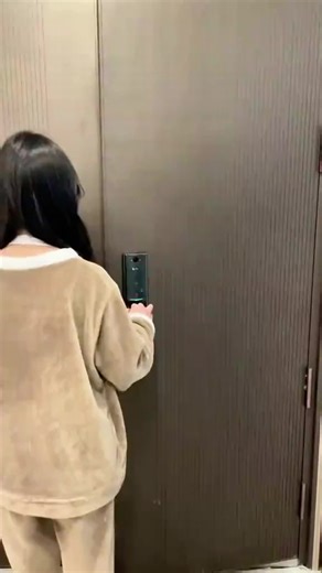 Fu Character Door Handle Bumper Sticker for Protection