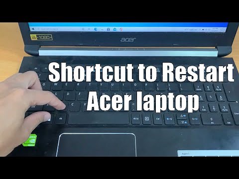 How to Restart Acer Laptop Windows 10 Using Just Keyboard