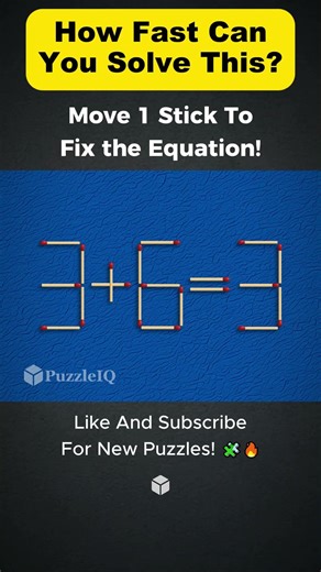 A Simple Logic Test 🧠 One Move! 🔥