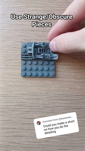 How To Add Detail To Your Lego Builds #lego #tutorial #fyp #shorts #legostarwars #legomoc #moc #asmr