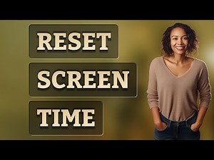 How Do I Reset My Screen Time Passcode with Apple ID?