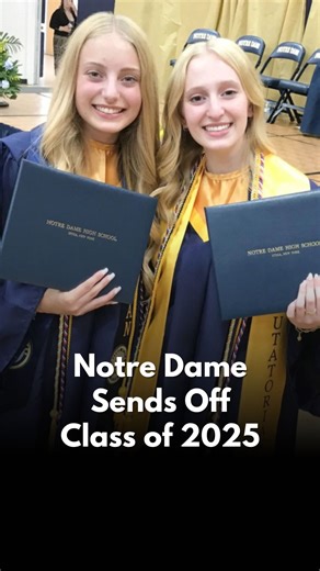 38 reactions | Highlights from Friday’s graduation ceremony for Notre Dame’s Class of 2025, including speeches from valedictorian Briana Fields and her sister, salutatorian Amelia Fields, plus reflections from Distinguished Alumni Award recipient Dr. Brian Chanatry.  #NotreDameUtica #Classof2025 #GraduationDay #UticaNY #HighSchoolGraduation | Sentinel Media Company | Facebook