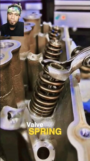 Valve Spring Retainer and Lock | Diesel Engine #mechanic #automobile #valvespring