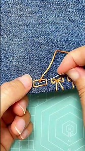 Cute bow embroidery 🪡 #handbroidery #embroidery #embroiderydesign #ytviral #ytshorts #shorts