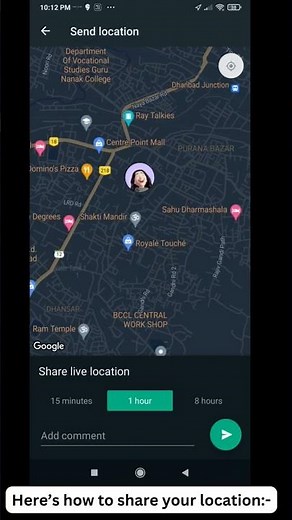 How to Share location on WhatsApp?