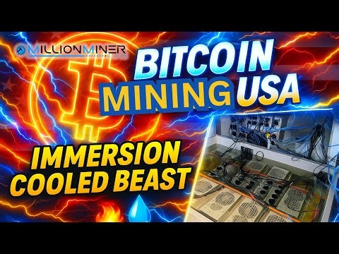 MillionMiner USA 🔥💧 Bitcoin IMMERSION Mining Farm | Next-Level Cooling Revealed!