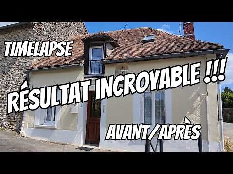 Timelapse incroyable d'une rénovation de maison : résultat final !!