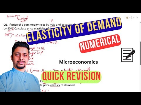 Elasticity of Demand Numerical That Comes in Exam 💯| Suraj Sir