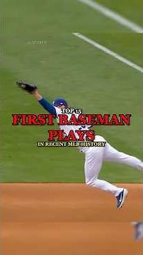 Top 15 First Baseman Plays in MLB History | Part 1