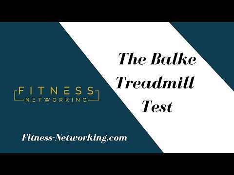 Balke Treadmill Test, How to perform the test and Find your vo2 max for exercise beginners