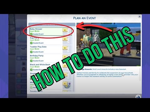 Everything YOU Need to Know to Throw a PERFECT Baby Shower in The Sims 4