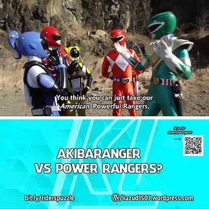 76K views · 1.5K reactions | Akiba Ranger fights against Power Rangers #supersentai #powerrangers | KazuD's Wonder Land | Facebook