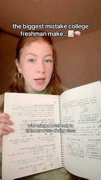 My Biggest College Note-Taking Mistake 📚📝