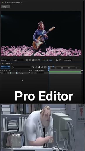 noob vs pro Editor Lens Effects