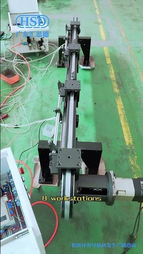 Vertical circular guide rail track conveyor system, customized curved guide rail conveyor equipment