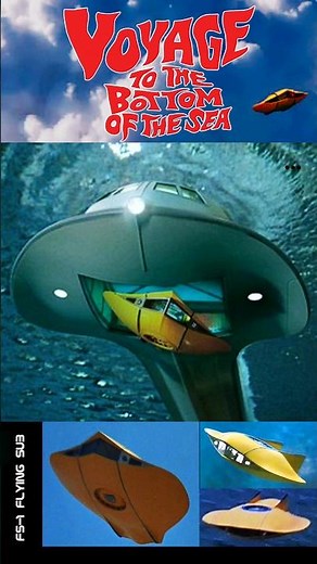 "Flying Sub Taking Flight" | VOYAGE TO THE BOTTOM OF THE SEA | 1964 | #shorts #flyingsub #vttbots