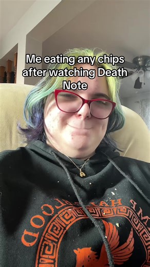 I’ll take a potato chip…. And eat it! #fyp #viral #anime #DeathNote | Chips