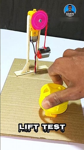 DC Motor Lifting Mechanism Test | Powerful Motor Lifting Experiment