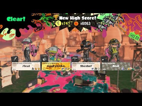 High Score "147" in Big Run. | Splatoon 3