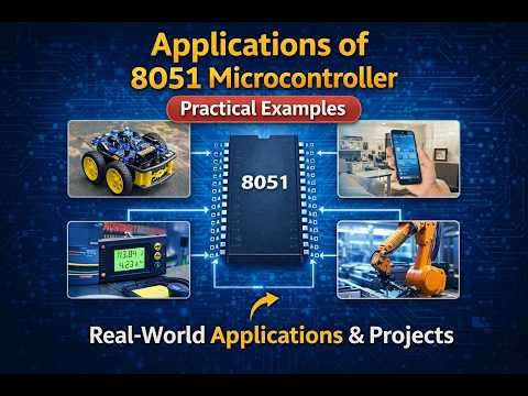 Applications of 8051 Microcontroller |Real Life Application of 8051 | PLC, Microcontroller and SCADA