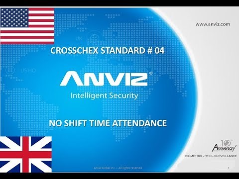 ANVIZ CrossChex Standard #04 - No Shift Time Attendance