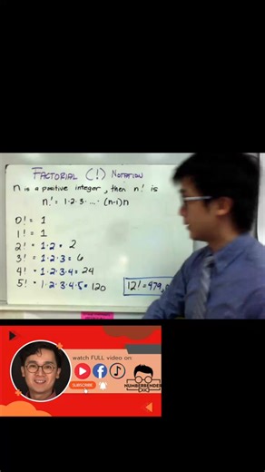 27 reactions | ALGEBRA: Lesson on Factorials by Dr. E | Numberbender...