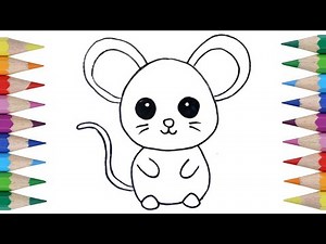 How to Draw Simple Rat | Easy Rat Drawing for Kids | Learn to Draw Rat | Rat Drawing for Beginners