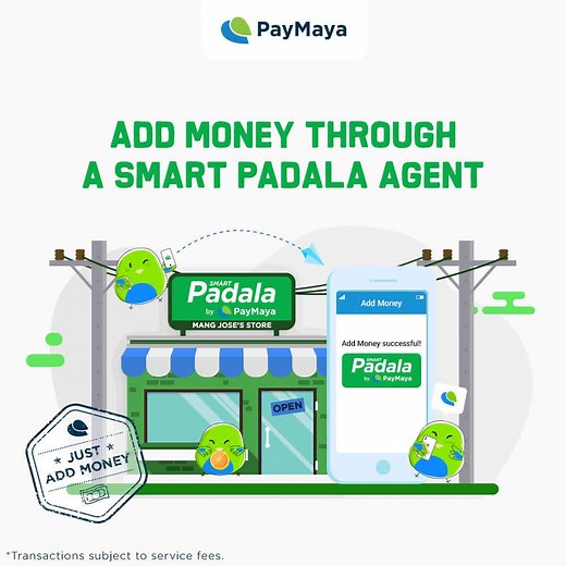 You can now Add Money to your PayMaya at any of the over 30,000 Smart Padala branches nationwide! *Service fee may vary on transacted amount. Learn more on where to Add Money to your account here: https://official.paymaya.com/CAK1/e8db5e38 | Maya