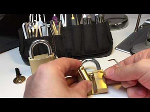 (061) How a Padlock Works - Detailed Dissection and Discussion