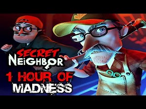 1 Hour of Secret Neighbor Madness! 😱 Non Stop Chases, Clutch Escapes & Epic Plays!