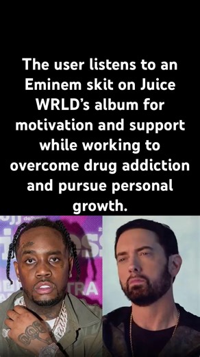 Eminem inspires growth and recovery#Eminem #JuiceWRLD #Motivation #RecoveryJourney #PersonalGrowth