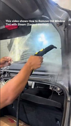 DIY Rear Window Tint Removal: Save Your Defroster Lines!