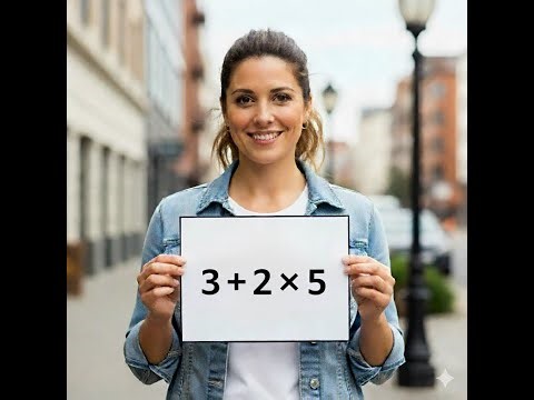 ✅ Solving 3 + 2 × 5 | Order of Operations Explained (PEMDAS / BODMAS Made Simple)