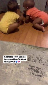 Adorable Twin Babies Learning How To Interact With Each Other 🥰💖💙#twins #twinlove #twinning #twinbabies #twiceasnice #fraternaltwins #twinthing #friendsforever #thecarterlinktwins #thecarterlink | The Carter Link